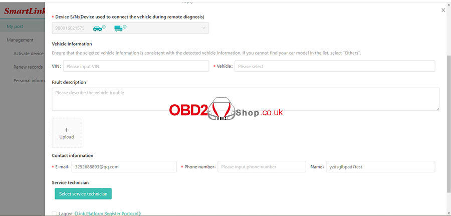 Launch X431 Smartlink リモート診断機能を有効にする方法: OBD2 Tools On OBD2shop.co.uk