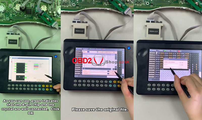 Yanhua Digimaster 3 MEM ICP はんだなしアダプターの使用方法?: OBD2 Tools On OBD2shop.co.uk