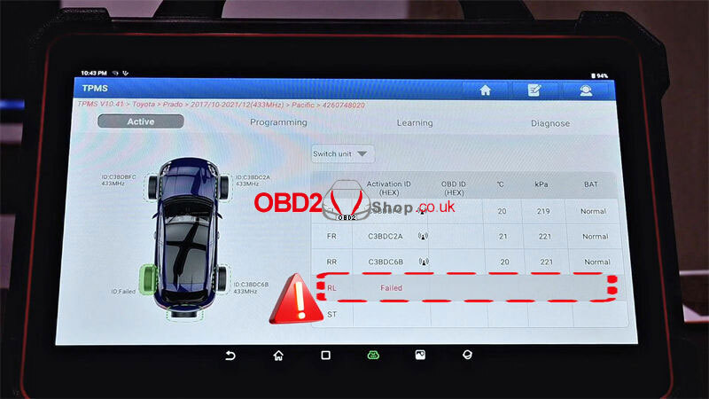 Launch i-TPMS ツールを使用してタイヤセンサーをアクティブ化するにはどうすればよいですか?: OBD2 Tools On OBD2shop.co.uk